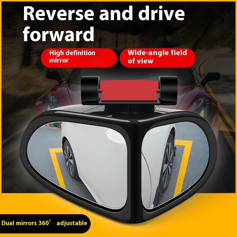 Car Front And Back Wheels Blind Area Rearview Mirror 360 Degree ...